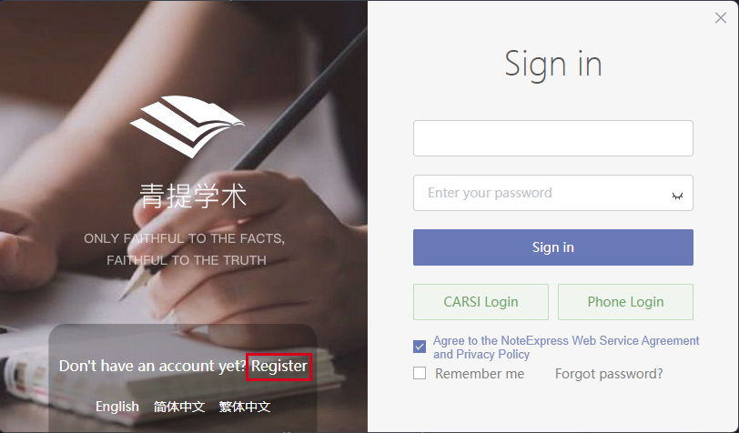 Registration and Login - Powered by MinDoc